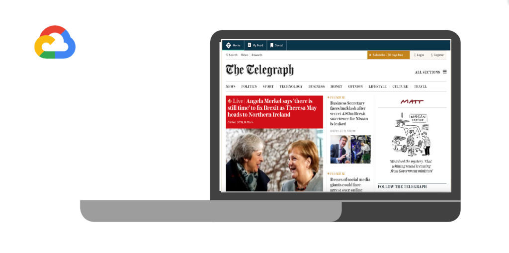 The Telegraph Ditches AWS, Goes All-In on Google Cloud