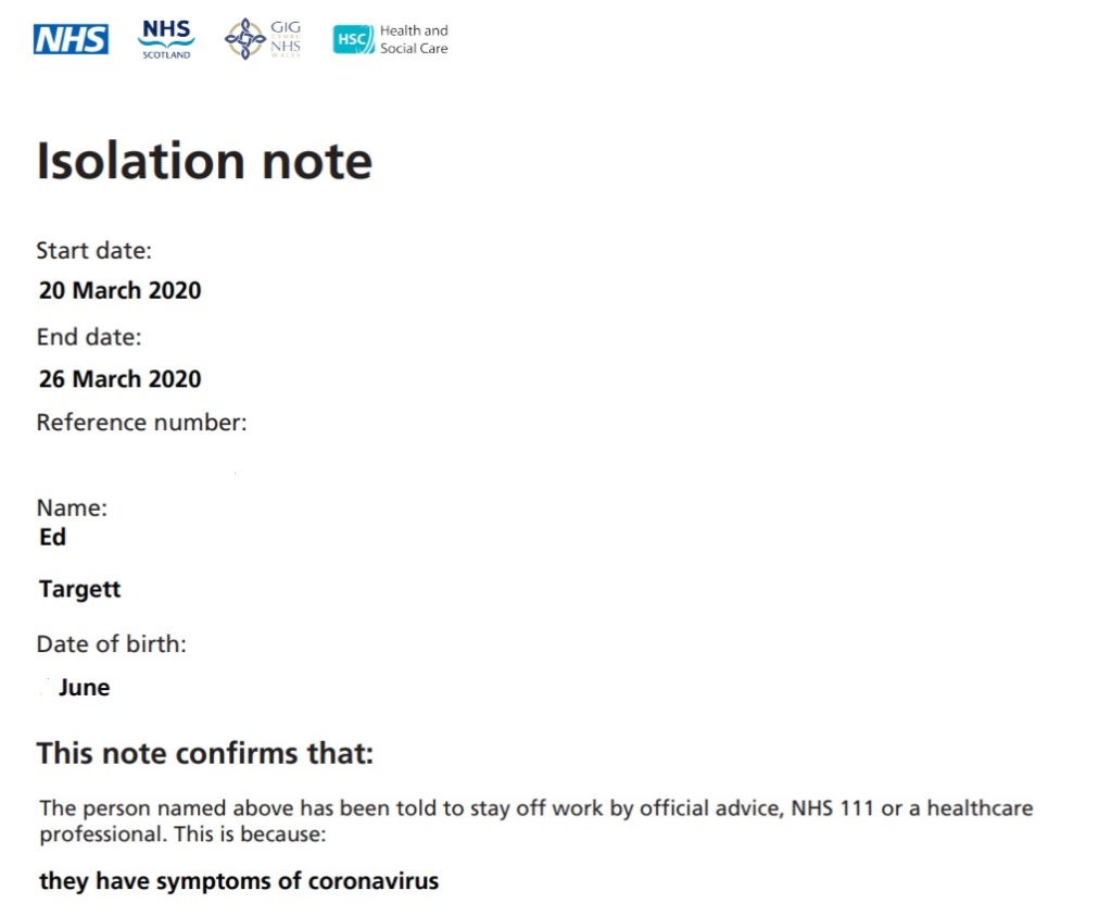 New Isolation Note Service Lets Employees Sign Off Sick with a Click